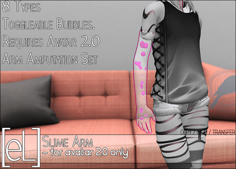 Second Life Marketplace - [eL] Goo Arms for Avatar 2.0